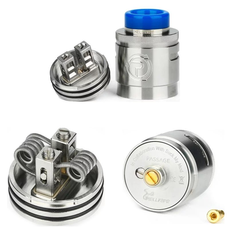 Dripper Passage RDA Hellvape - 24 mm double coils