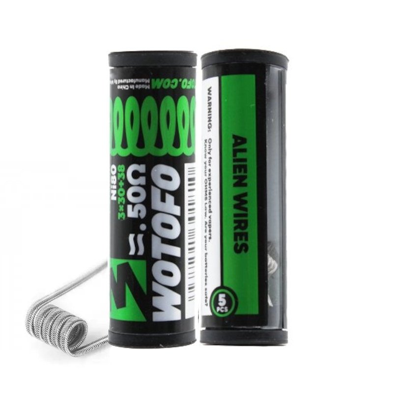 Coils Alien Wires Ni80 - Wotofo - 0.22 / 0.30 / 0.50 ohm